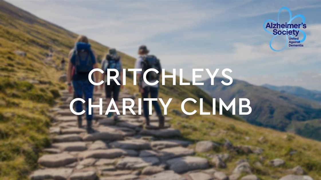 Critchleys LLP is fundraising for Alzheimer's Society