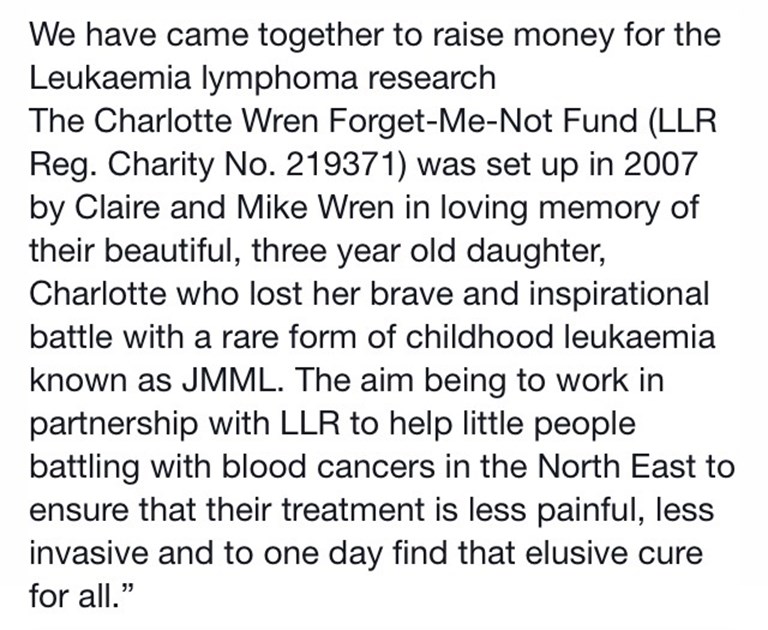 Emma-Louise Allinson is fundraising for Blood Cancer UK