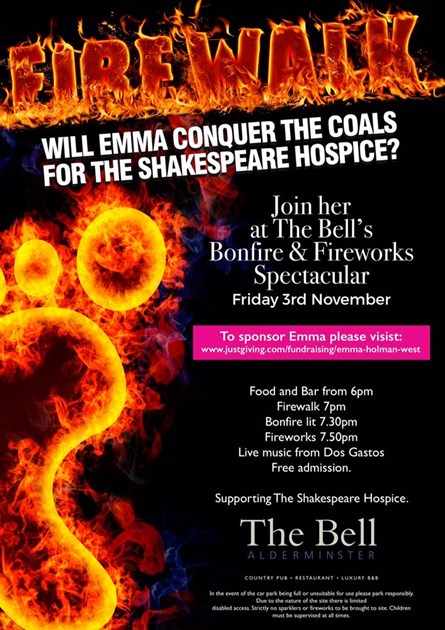 Emma Holman-West is fundraising for The Shakespeare Hospice