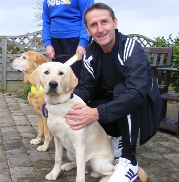 Tim Cowell is fundraising for Guide Dogs