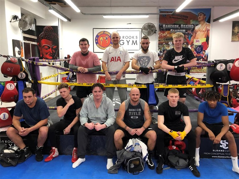 Hitchin white collar boxing Brooks Gym is fundraising for The Brompton ...