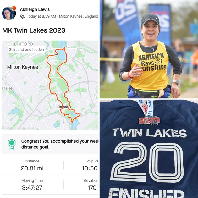 Ashleigh Lewis is fundraising for Rays of Sunshine