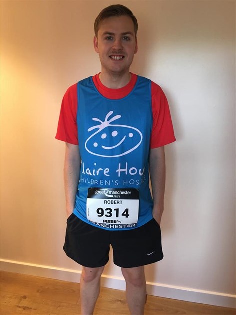 Robert Egerton is fundraising for Claire House Children's Hospice