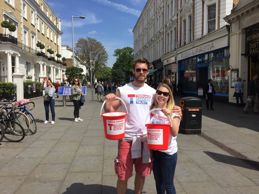 Lucy Spring is fundraising for Teenage Cancer Trust