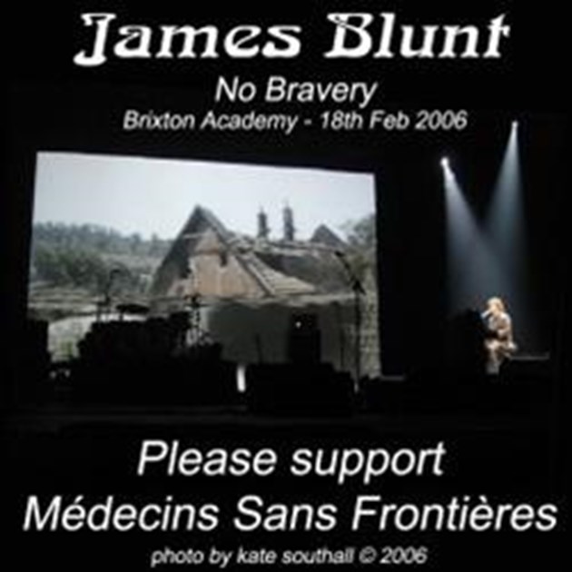 James Blunt is fundraising for Medecins Sans Frontieres / Doctors ...